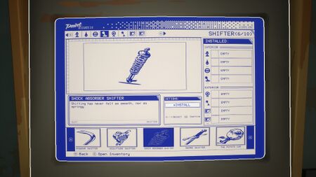Shock Absorber Shifter - Pacific Drive Wiki